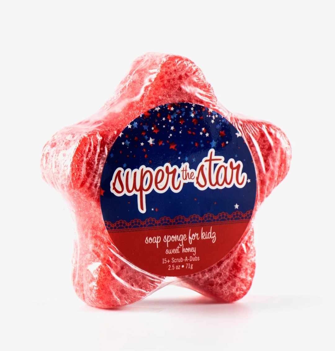 Super the Star Shower Sponge – The Willows Day Spa & Gifts