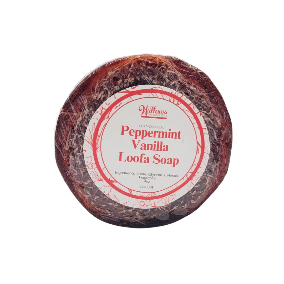 Willows Peppermint Vanilla Loofah Soap – The Willows Day Spa & Gifts